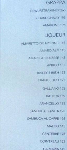 Menu at Tavolata restaurant, Mandaue City, Design Center of 6014