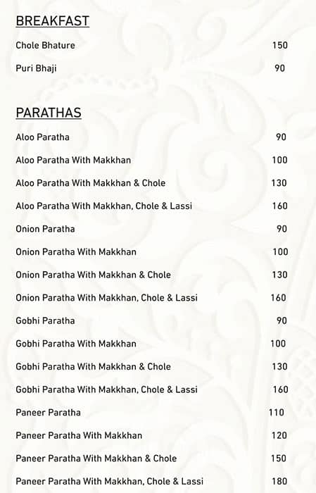 Menu of Tandoor and Tikka, Mira Road, Mumbai