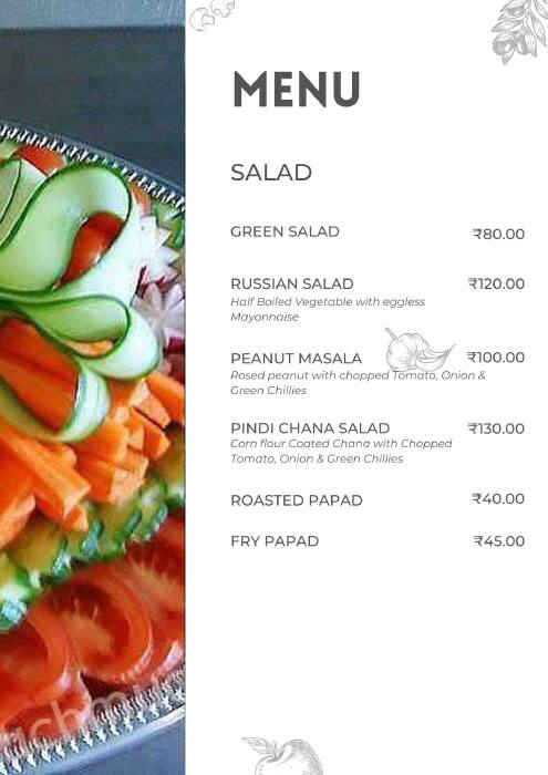 Menu at Food O' Clock, Kota