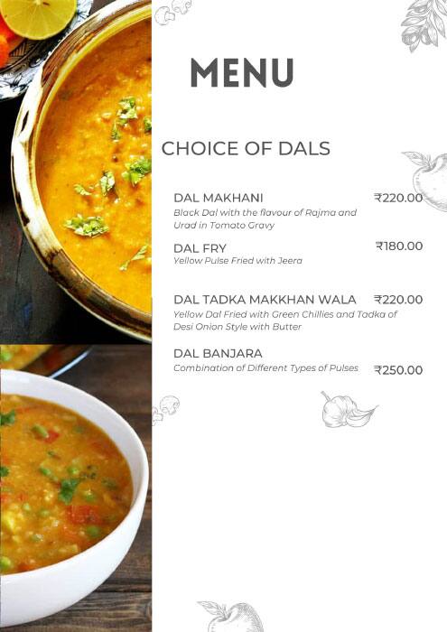 Menu at Food O' Clock, Kota