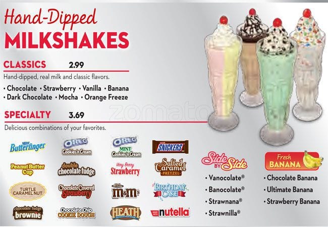 Menu at Steak 'n Shake fast food, Concord, Concord Mills Boulevard