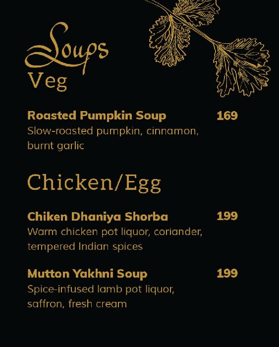Menu of Masala Kitchen, Worli, Mumbai