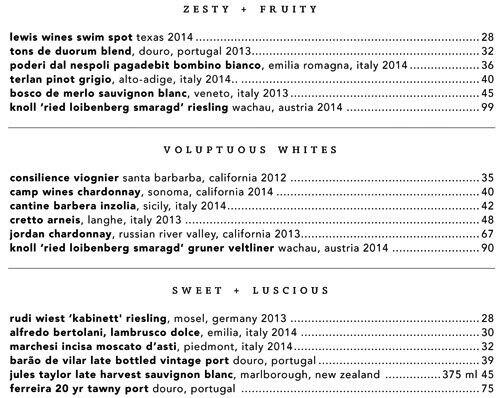 Menu at The Rotten Bunch pub & bar, Austin