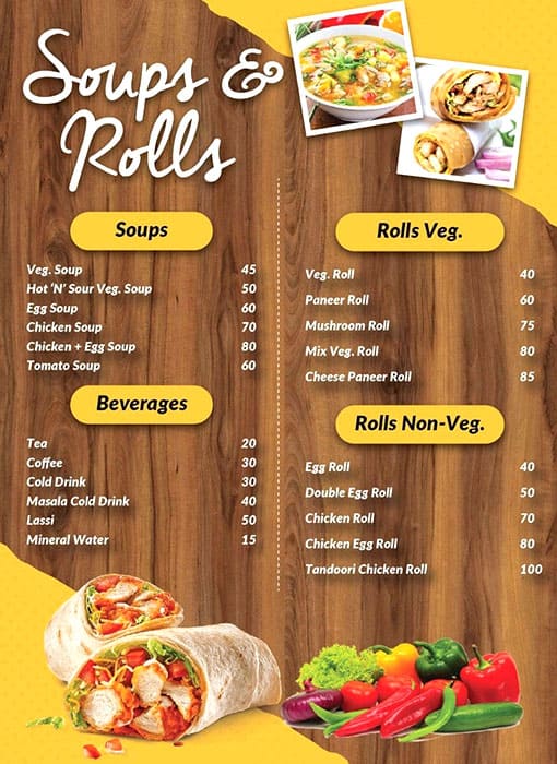 Menu at Army Restaurant - Best Family Restaurant in Ranchi, Ranchi