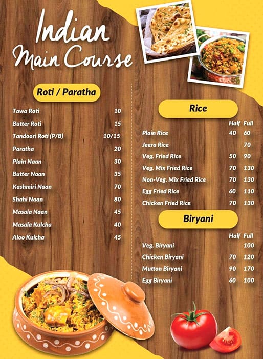 Menu at Army Restaurant - Best Family Restaurant in Ranchi, Ranchi