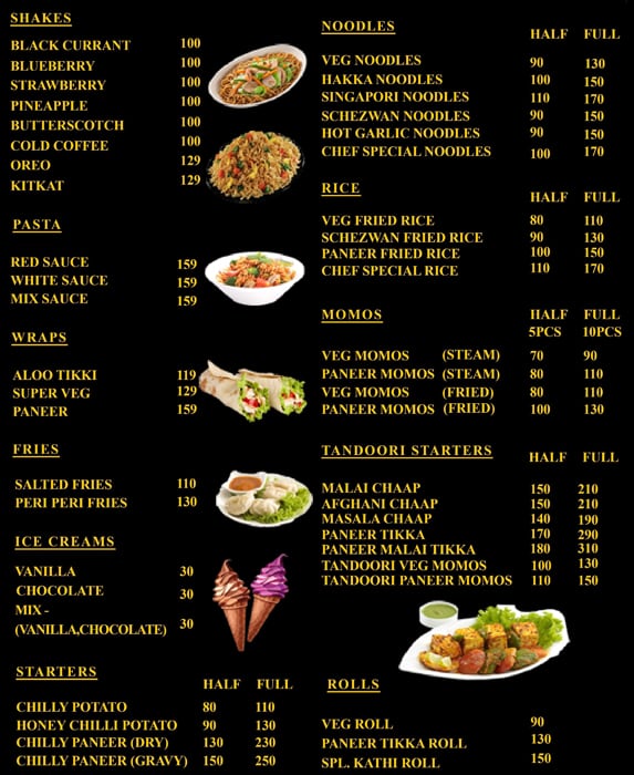 Menu of Foodie Hub, Sector 5, Gurgaon