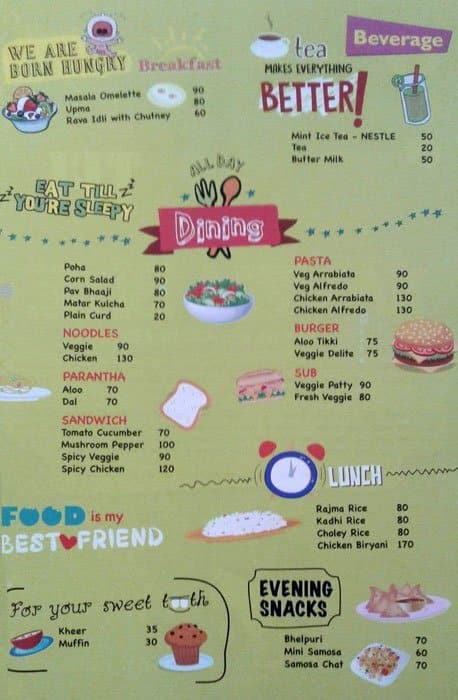 Menu at TFL-The Food Label, Noida, Opposite Amity University