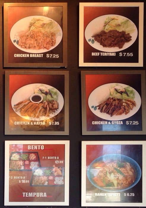 Menu at 5 Corners Teriyaki restaurant, Edmonds