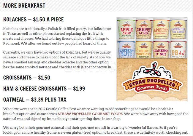 Sunrise Donuts & Espresso Menu - Urbanspoon/Zomato