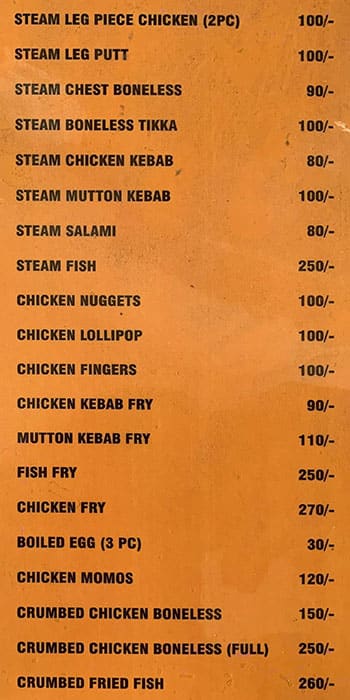 Menu of Poultry House, Civil Lines, Ludhiana