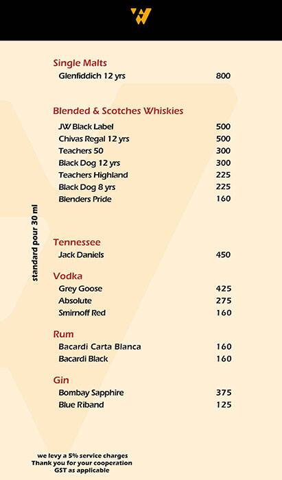 Menu at Firewater Kitchen & Bar, Hyderabad