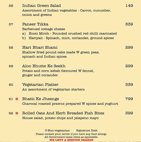Menu at Citrus Café - Lemon Tree Premier, Jaipur