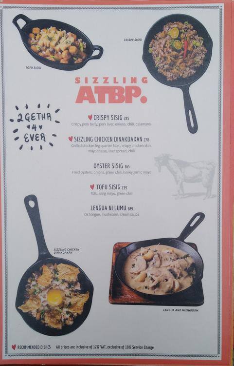 Menu at LUMU Beerhouse & Filipino Kitchen restaurant, Pasay, Ground floor