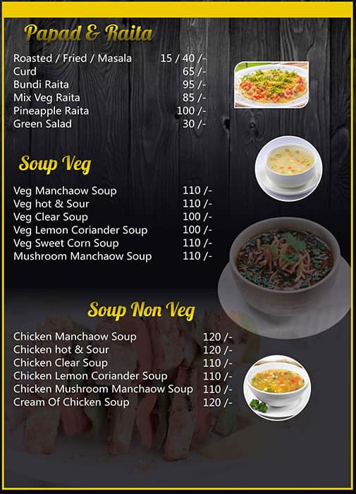 Menu of Royal Food Hub, Dange Chowk, Pune