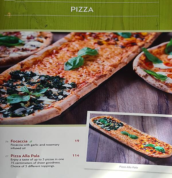 Menu at Tomato & Basilico restaurant, Dubai, 498Q+2WG