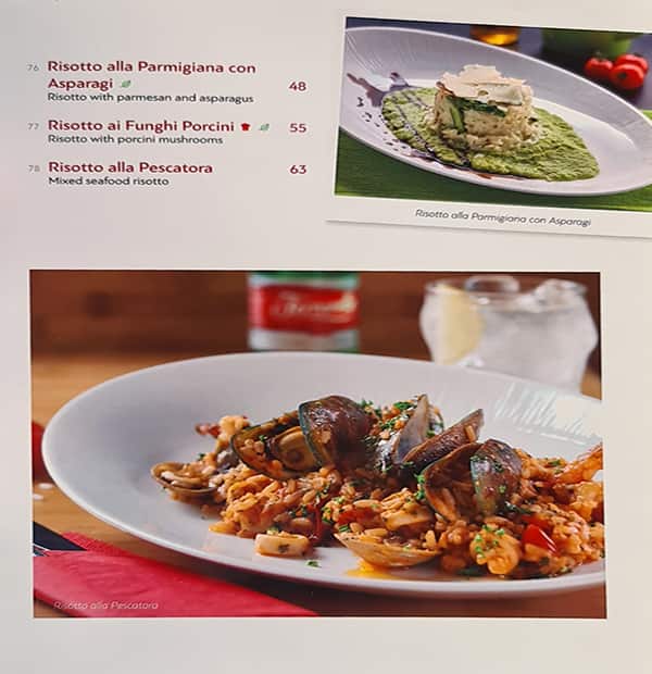 Menu at Tomato & Basilico restaurant, Dubai, 498Q+2WG