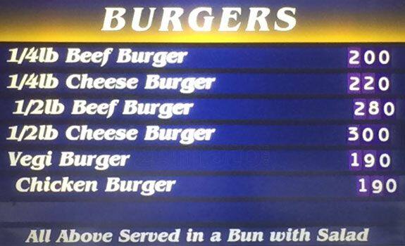 Menu at Ocean Fresh, London, 166 Broadway