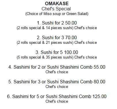 Menu at Heng's Thai Cuisine restaurant, Springfield
