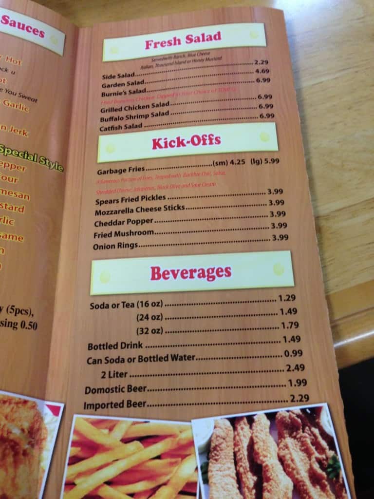 Online Menu of Touchdown Wings Restaurant, Athens, Alabama, 35611 - Zmenu