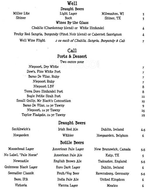 Vigne Wine Shop And Cigar Bar menu - Urbanspoon/Zomato