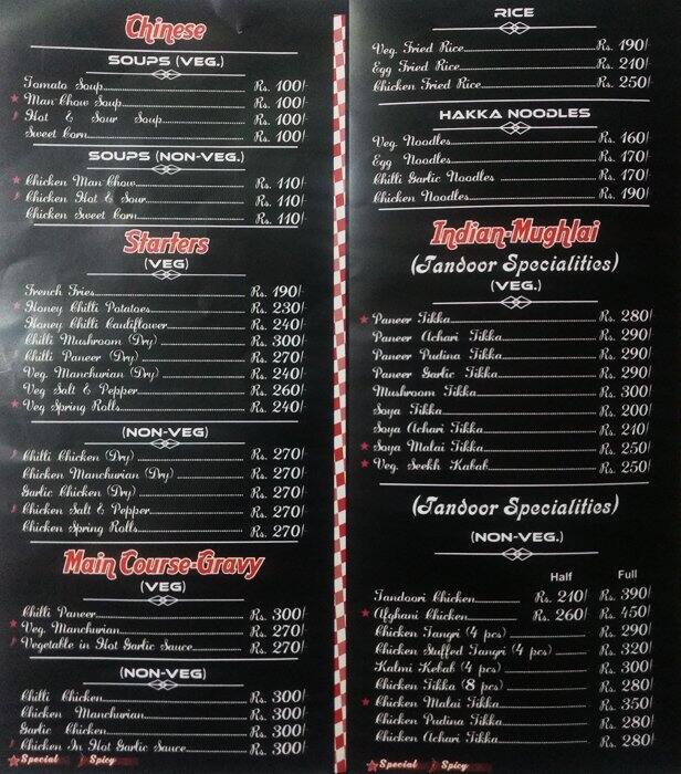 Shahi Pakwaan Menu, Menu for Shahi Pakwaan, Delhi Cantt., New Delhi ...