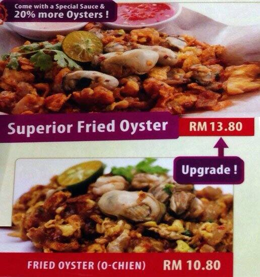 Menu at Restoran One2Eight restaurant, Petaling Jaya