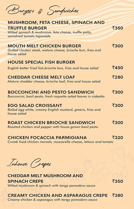 Menu at Cocoa Bakery, Kolkata, 3 B