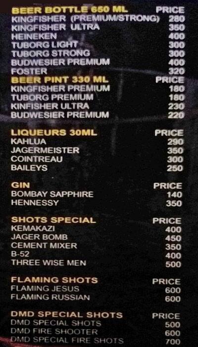 Menu at Tulip Restaurant, Guwahati, GS Rd