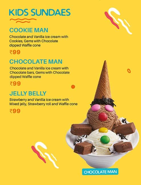 Menu at POLAR BEAR - THE ICE CREAM SUNDAE ZONE, Coimbatore