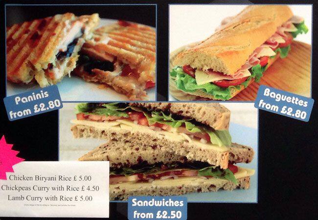 Menu at Aldwych Cafe, London, 47 Aldwych