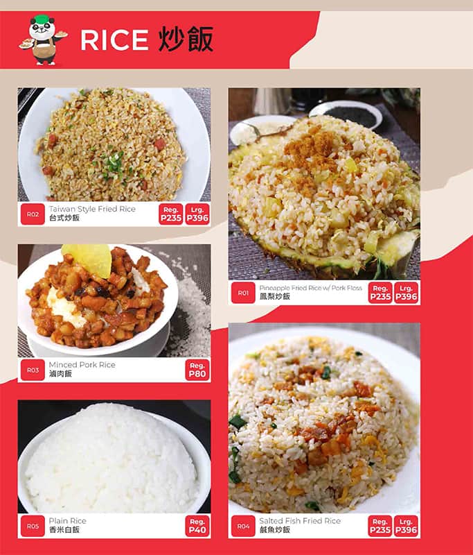Menu at Tien Ma's Taiwanese Cuisine restaurant, Quezon City, 168 D ...