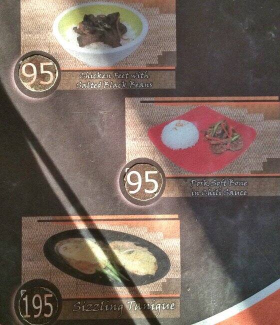 Menu at Top Silog District restaurant, Lapu-Lapu City
