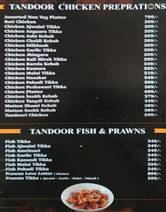Menu at Lord of Grill Restaurant, Indore