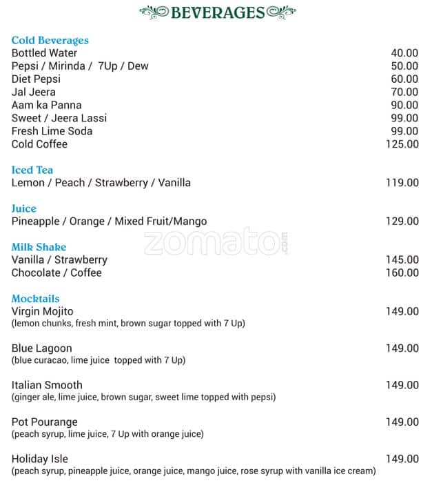 Basil Tree Menu, Menu for Basil Tree, Sector 62, Noida - Zomato