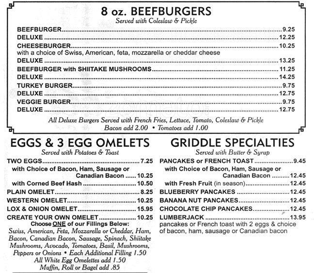 Nectar Café Menu, Menu for Nectar Café, Upper East Side, New York City ...
