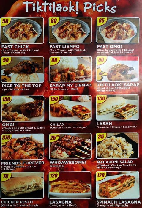 Tiktilaok! Menu, Menu for Tiktilaok!, Banawa, Cebu City - Zomato ...