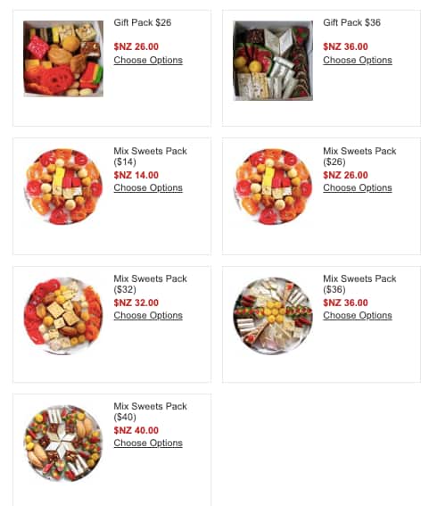 Menu at Auckland Indian Sweets desserts, Auckland, 852 Dominion Rd