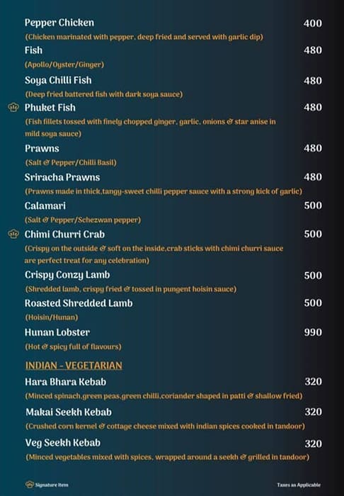 Menu of Lazeez Multicuisine Restaurant - Royal Reve Hotel, S D Road ...