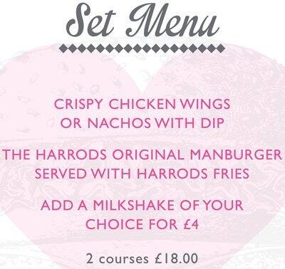 Menu at Angelo Musa restaurant, London