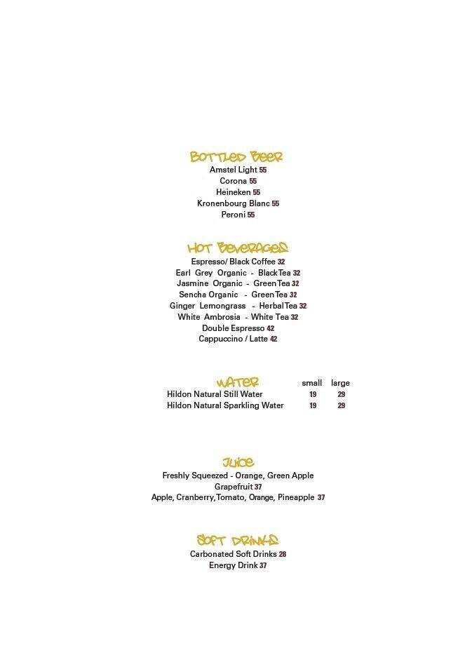 Menu at Babiole - Hilton Dubai Al Habtoor City, Dubai