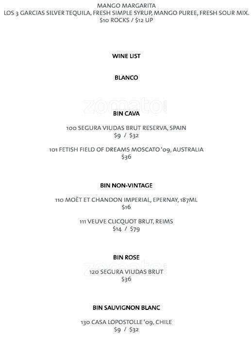Menu at May St. Café and Catering pub & bar, Chicago
