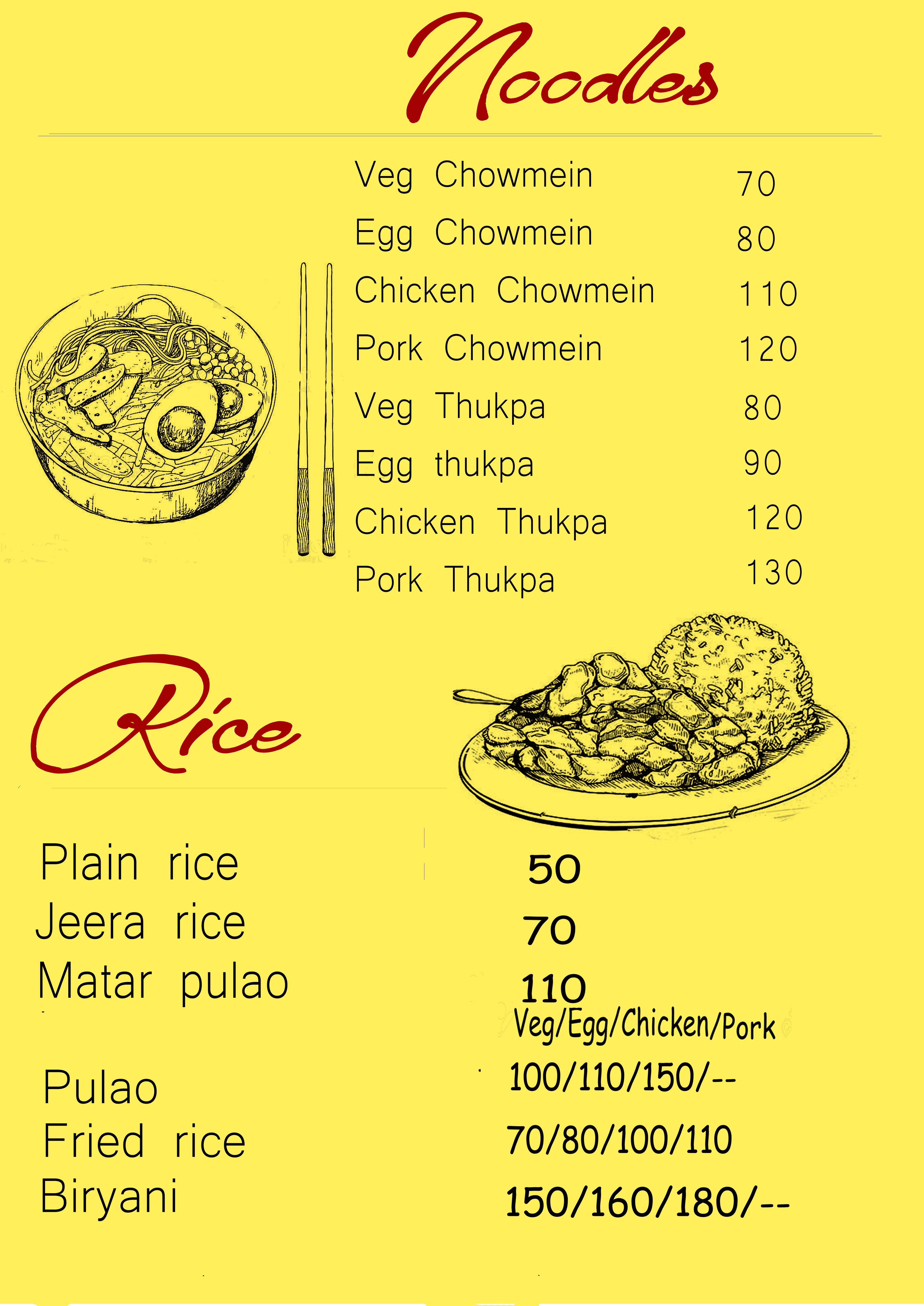 Menu at Dodo By Wow Restaurant, Guwahati