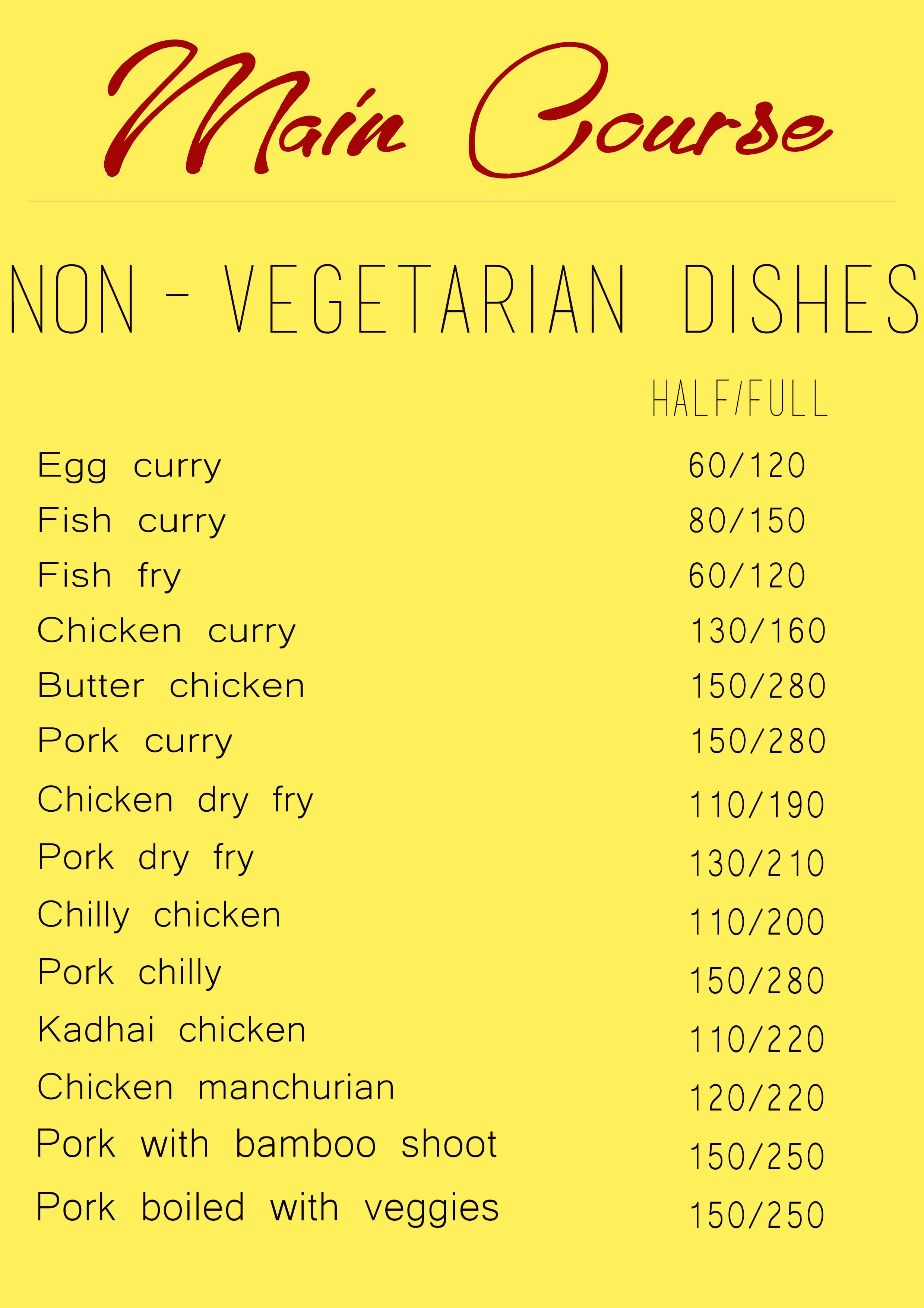 Menu at Dodo By Wow Restaurant, Guwahati