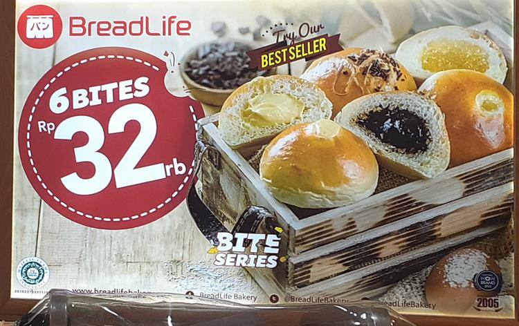 Carta de Bread Life Gajah Mada Plaza, Central Jakarta, 87