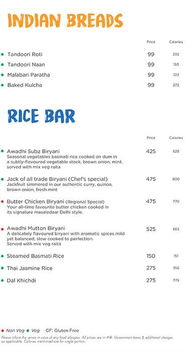Menu at Spiceit Restaurant - Hotel IBIS, Gurugram