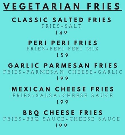 Menu of ContiMental, Marol, Mumbai