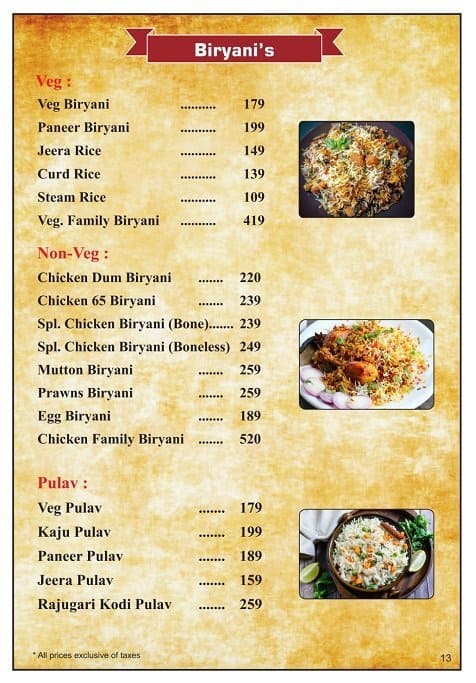 Menu of Khanaval Com, Dhankawadi, Pune