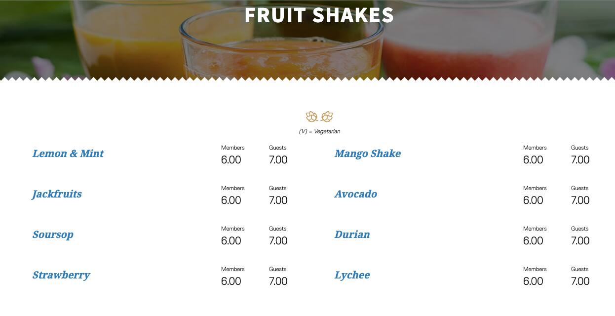 Menu at Bau Truong restaurant, Mount Pritchard