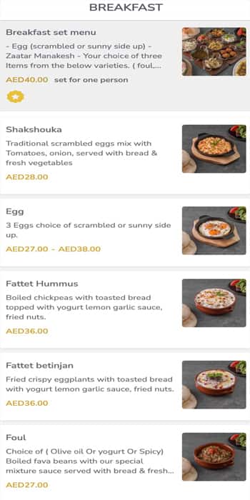 Menu of Moon Restaurant & Cafe (Nurai), Business Bay, Dubai