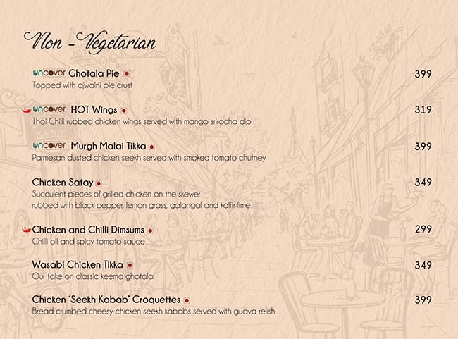 Cafe Uncover, Sector 12, Dwarka, New Delhi का मेनू - Zomato